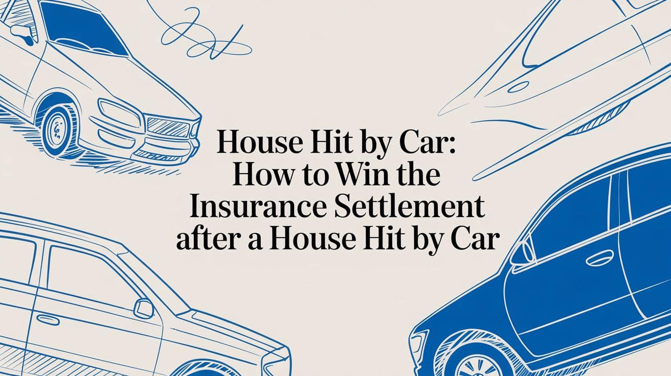 House Hit by Car: How to Win the Insurance Settlement after a house hit ...